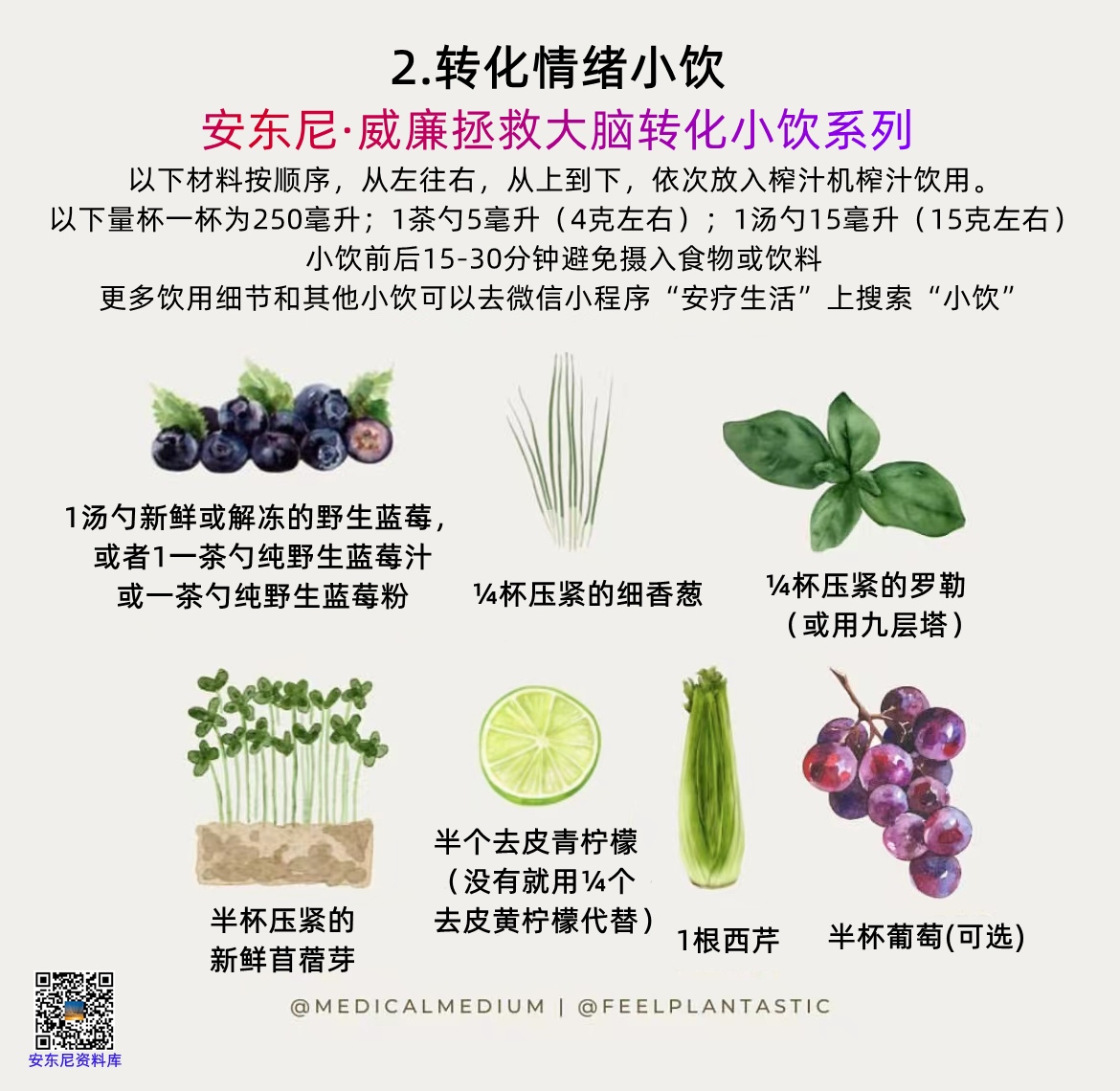 【转化】2.转化情绪小饮 MOOD SHIFTER | 安疗生活